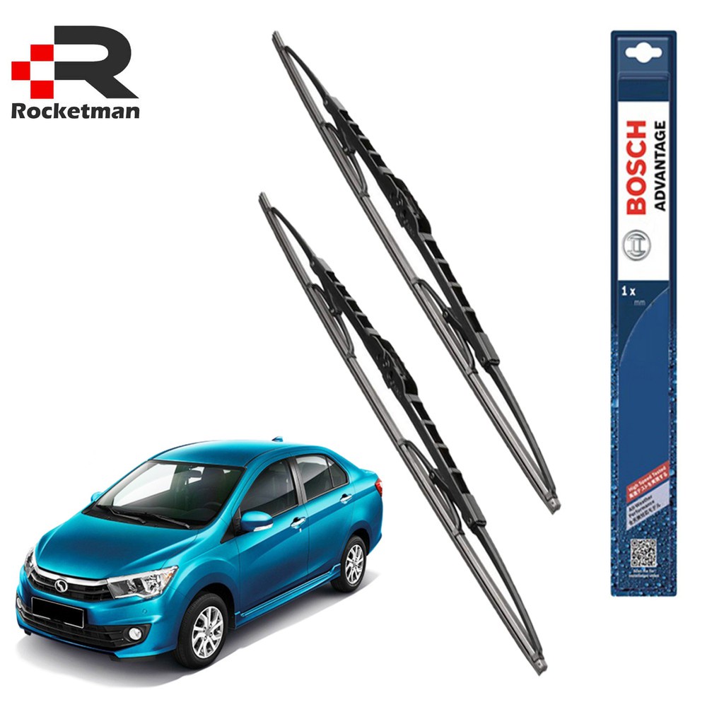 BOSCH PERODUA AXIA BEZZA ADVANTAGE WIPER BLADE (14''+21ʺ) PERFECT ...