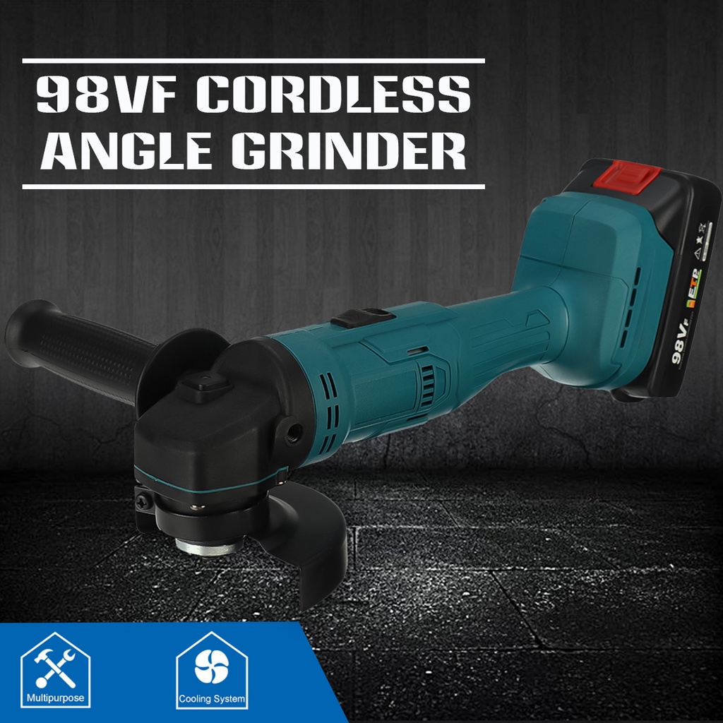 1500W Electric Cordless Angle Grinder 100mm With 32000 mAh / 16000 mAh ...