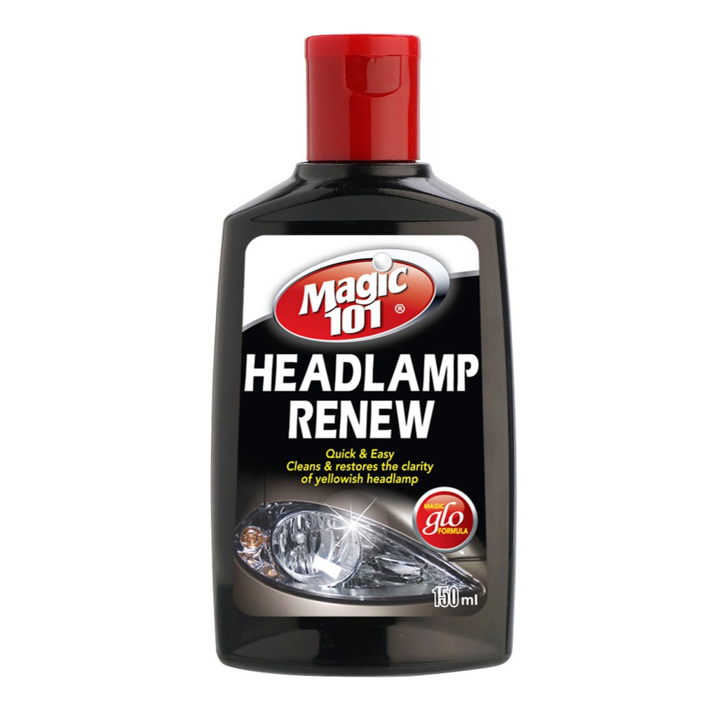 Magic 101 Headlamp Renew 150ml (remove dirt, grime, and oxidation from ...