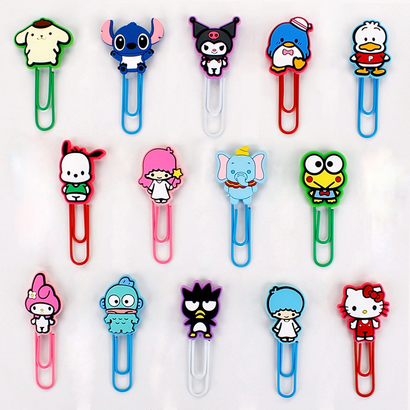Cute Cartoon Silicon Paper Clips | Shopee Singapore
