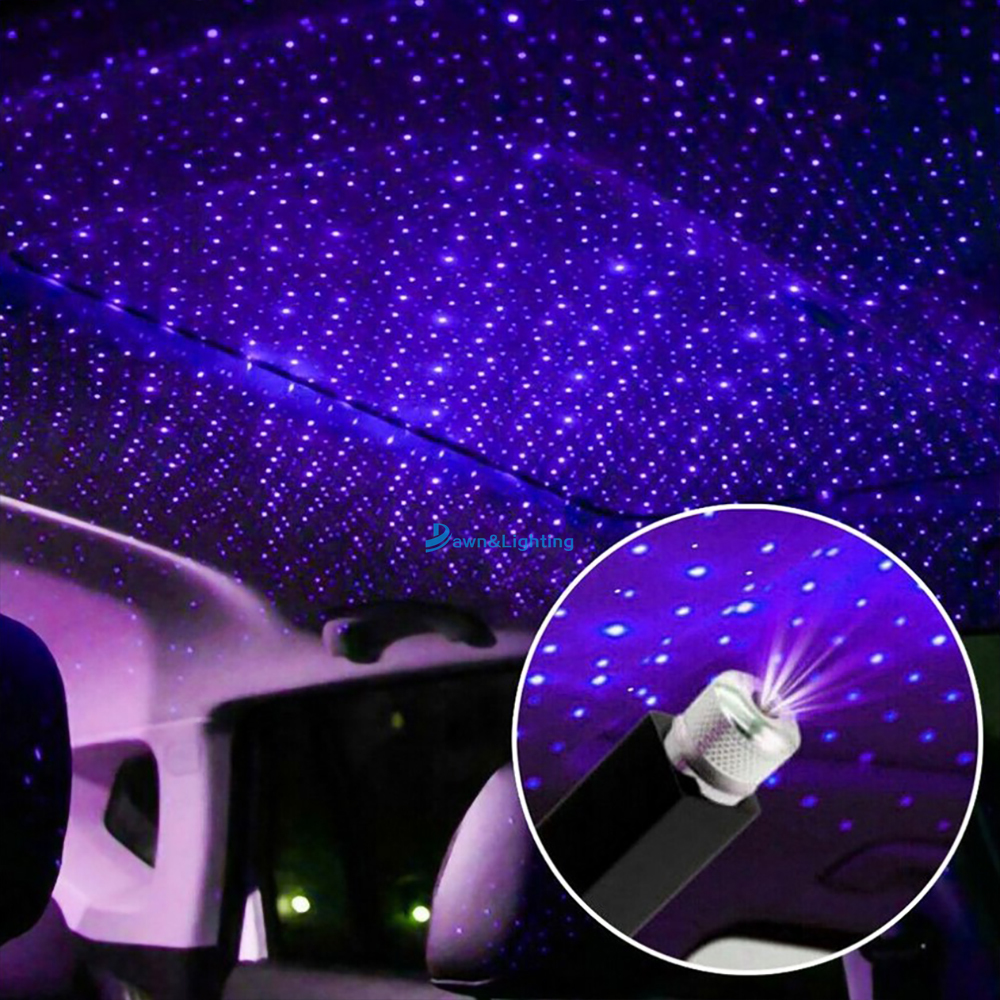 Mini LED Car Roof Star Night Light Projector Atmosphere Galaxy Lamp USB ...