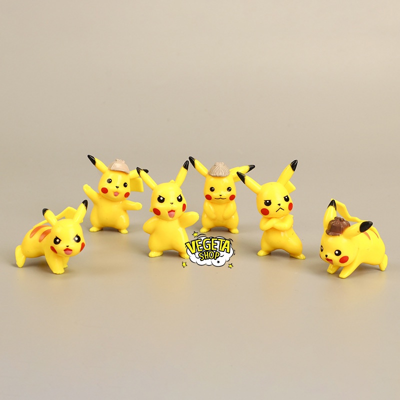 Pokemon model - Pikachu model - Complete set of 6 extremely cute ...