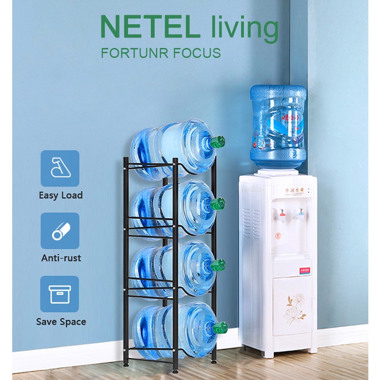NETEL Water Rack Mineral Water Dispenser Rack Stand Multi-layer Water ...