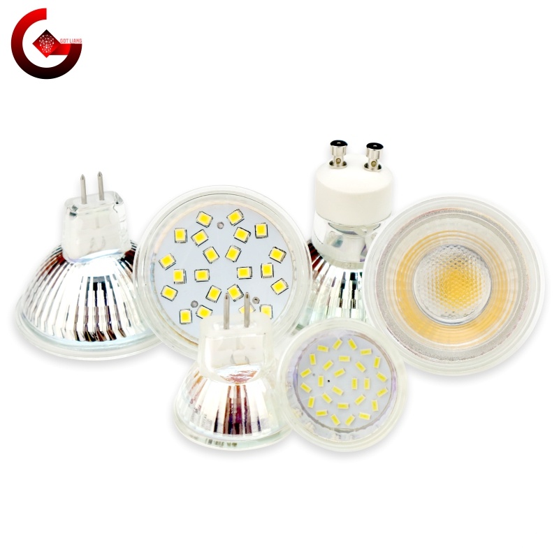 Got Liang 12V 220V MR16 GU10 GU5.3 LED Bulb 3W 5W Glass COB Lamp ...