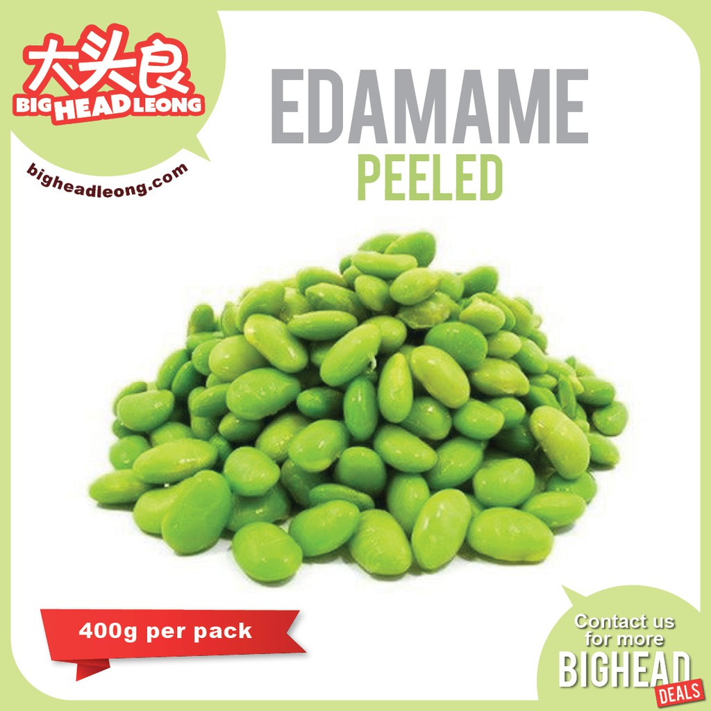 [Big Head Leong] Edamame Peeled/ 400g | Shopee Singapore