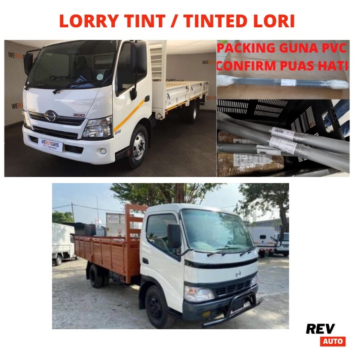 Lorry Fuso Hino Isuzu Hicom 1 Ton 3 Ton 5 Ton Lorry Tint / Tinted Lori ...