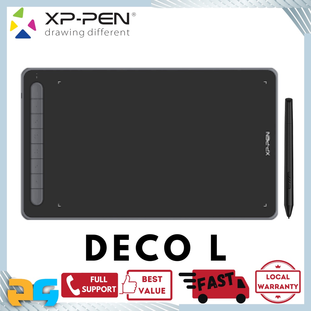 XP-Pen Deco L Drawing Tablet Graphic Tablet XP Pen | Shopee Singapore