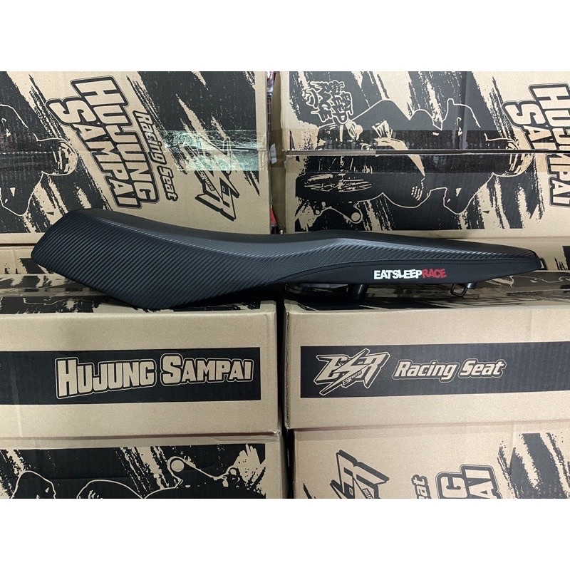 ESR MOTOR CARBON SEAT RACING CURVE FLAT Y15 Y15ZR LC135 LC V2-V6 EX5 RS150 Y16 RSX NVX CARBON ...