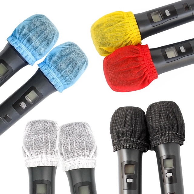 200Pcs Disposable Microphone Cover,Handheld Microphone Windscreen for ...