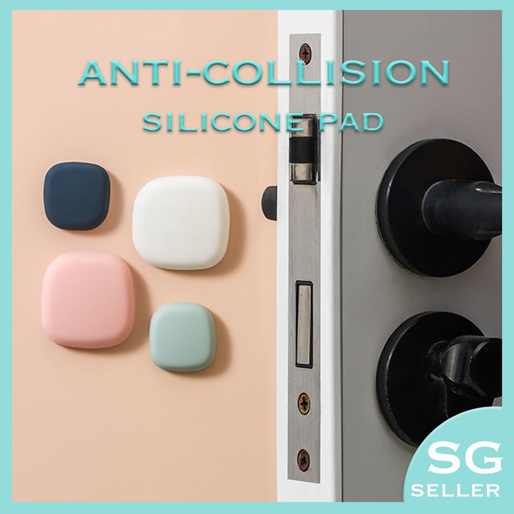 [SG Stock] Anti Collision Pad Silicone Wall Protector Door Handle Pad ...