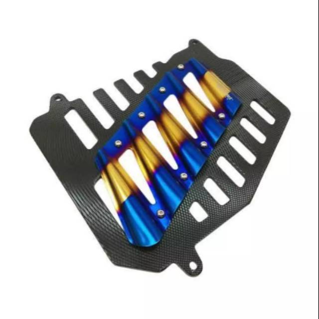 2 tone CNC Nmax And Aerox radiator cover | Shopee Singapore