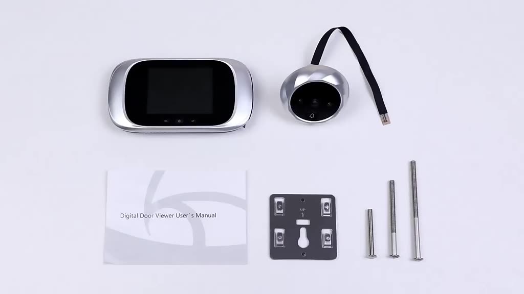 【SG STOCK】2.8 inch LCD screen night vision camera door monitor peephole ...