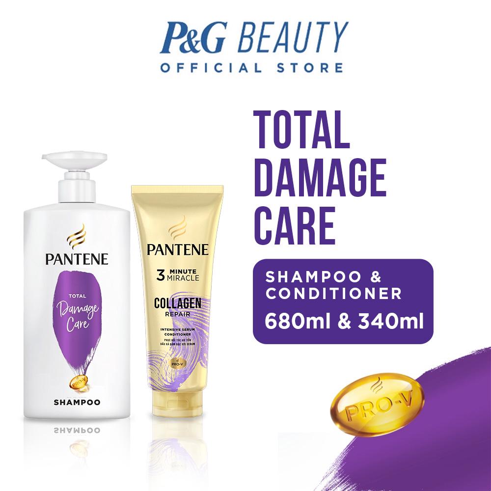 [Bundle of 2] Pantene Pro-V Total Damage Care Shampoo 680ml ...