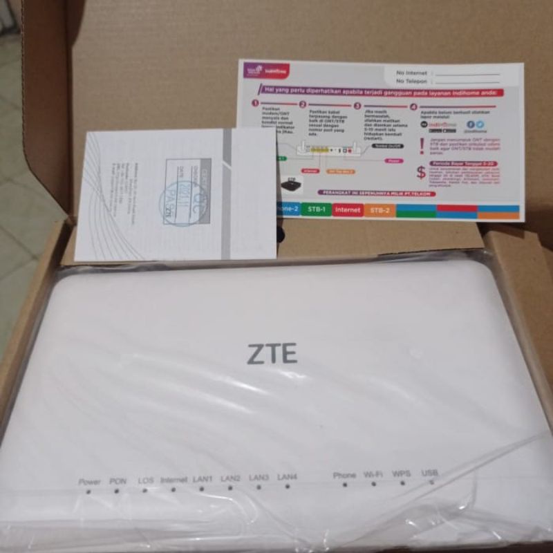 Modem ZTE F670L ZTE F670L SECOND | Shopee Singapore