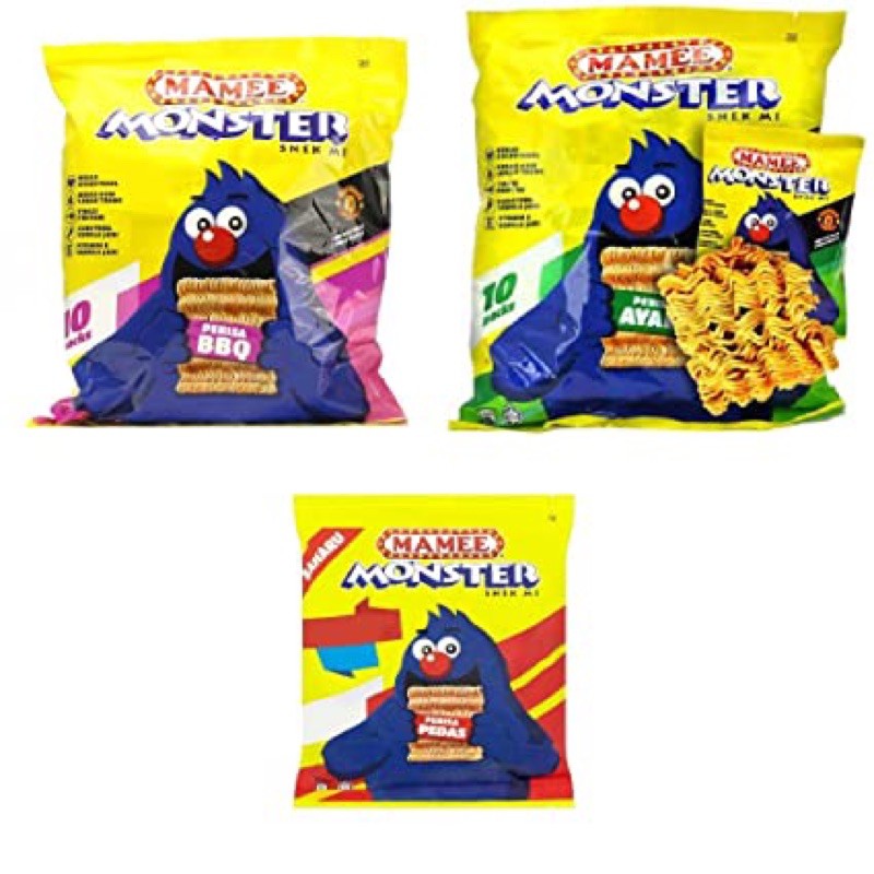 Mamee Monster Family Pack 8 pcs | Shopee Singapore