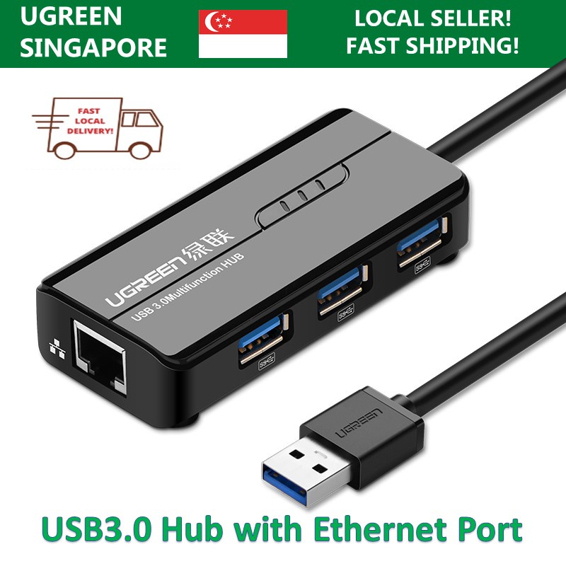 Ugreen USB 3.0 Hub Ethernet Adapter 10/100/1000 Gigabit Network ... Ugreen USB 3.0 Hub Ethernet Adapter 10/100/1000 Gigabit Network ...