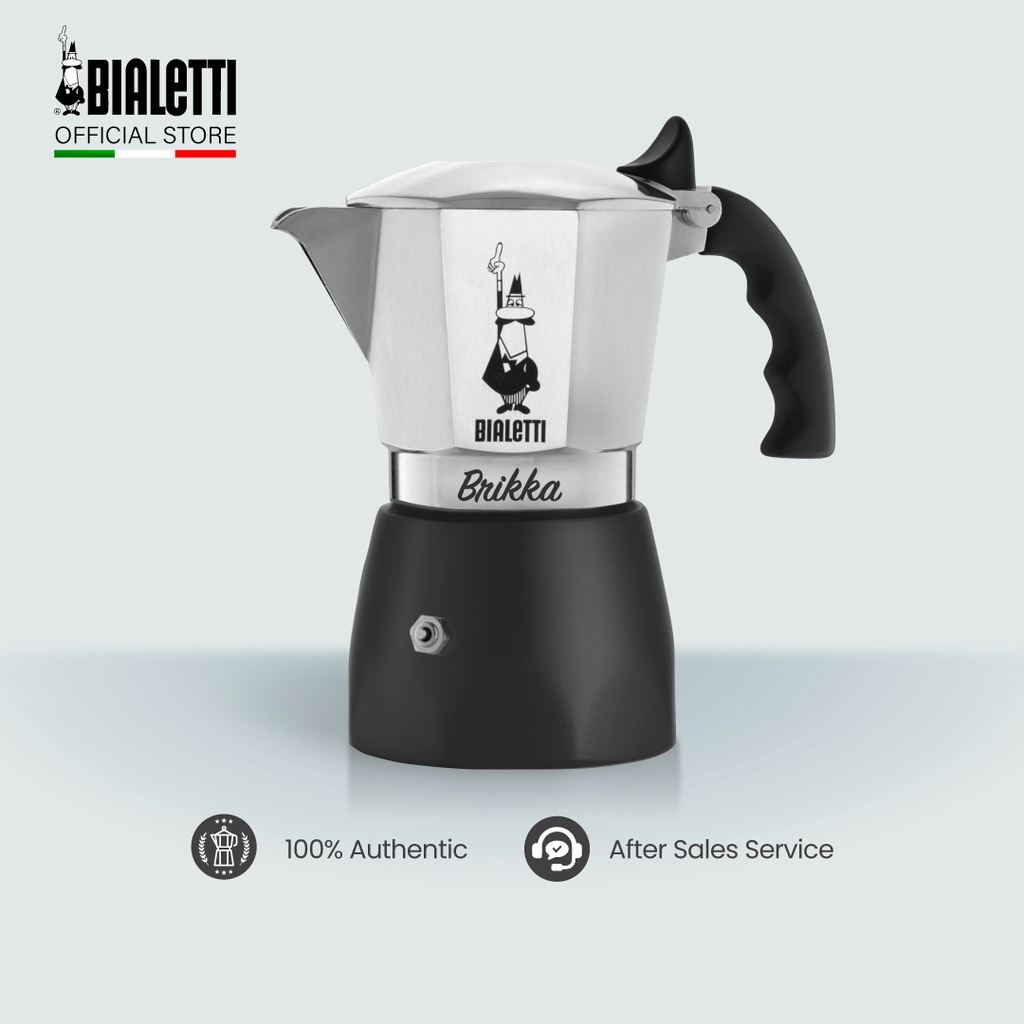 Bialetti Brikka Coffee Pot Espresso Coffee Moka Pot Stovetop Coffee ...