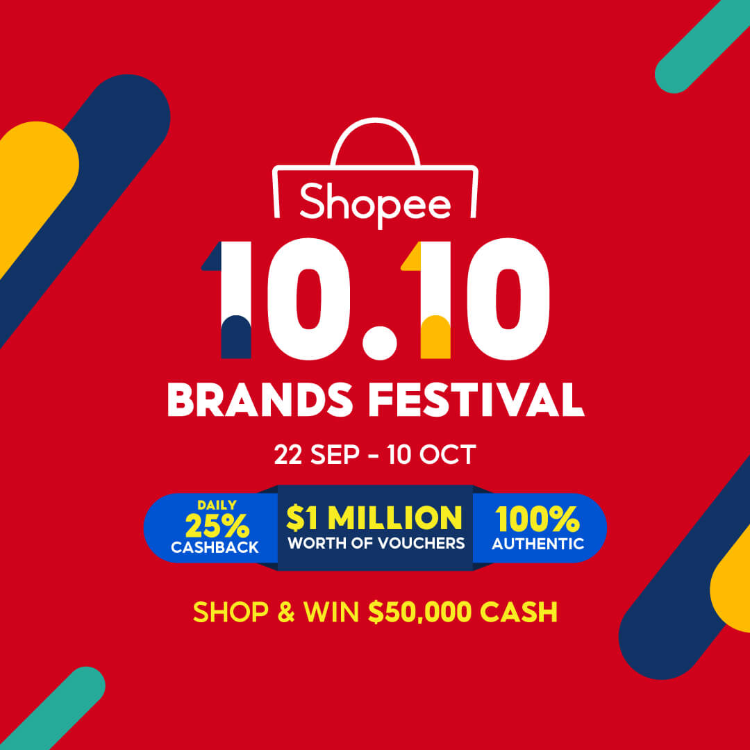 Shopee Brands Festival September 2024, Daily 25% Cashback, $1 Million ...