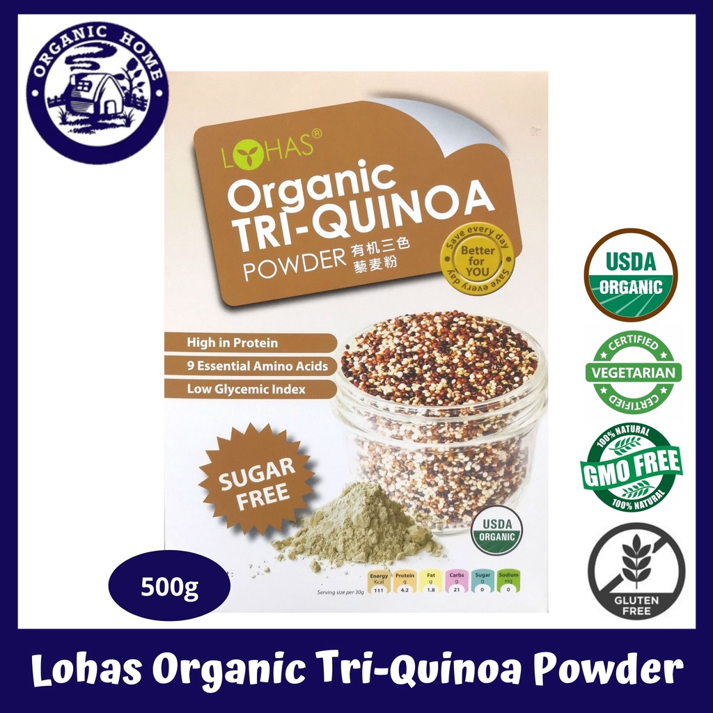 Lohas Organic Tri Colour Quinoa Powder 有机三色藜麦粉 (500g) | Shopee Singapore