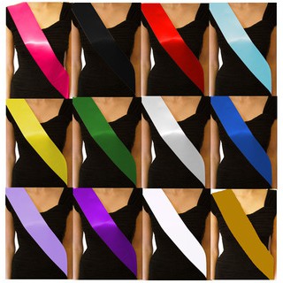 1 x Sash Plain Satin Ribbon for Birthday Party Pageant Vendible ...
