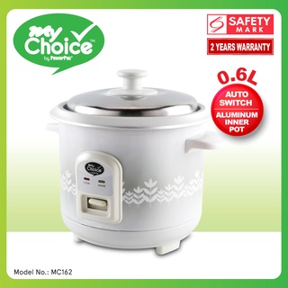 My Choice Rice Cooker 0.6L with Aluminum Pot, Mini Rice Cooker (MC162 ...