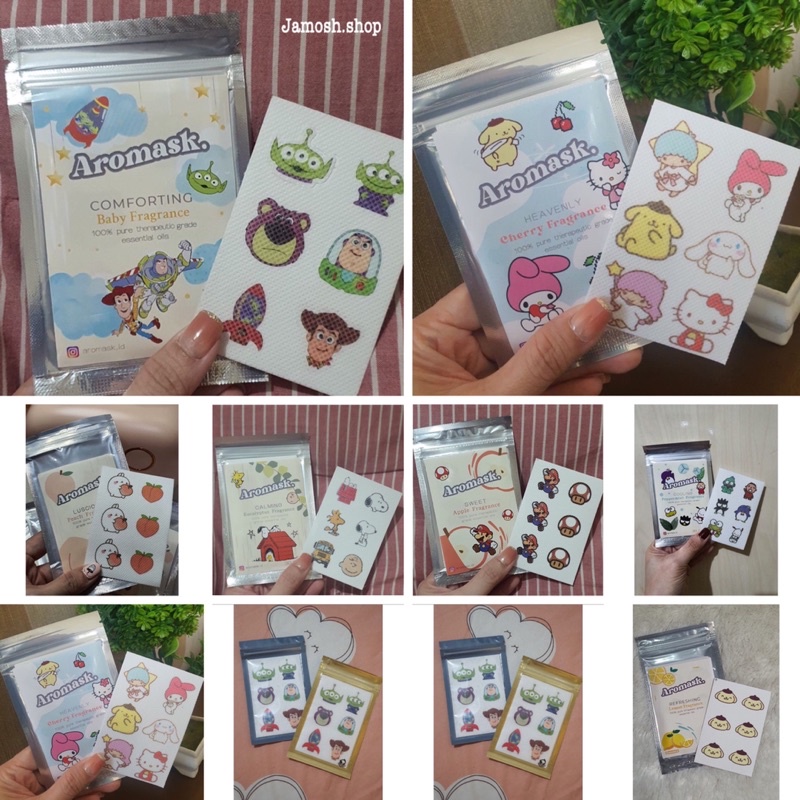 Sticker Mask Aroma Patch Freshcare Eucalyptus Patch/Aromatherapy Mask ...