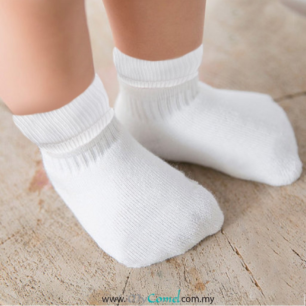 Stokin Kanak-kanak (Plain White) | Shopee Singapore