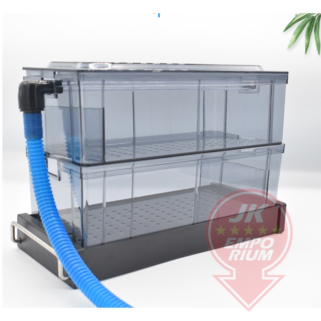 Sobo F-60 (2 feet) Trickle Drip Filter Box 2 Layers 60cm Aquarium Top ...