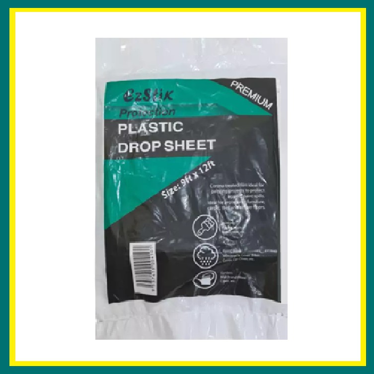 Nippon Paint / MS / EzStik Plastic Drop Cloth Drop sheet Painting Sheet ...