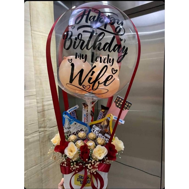 Sticker Belon Custome Ucapan /Happy Birthday/Happy Anniversary/Selamat ...