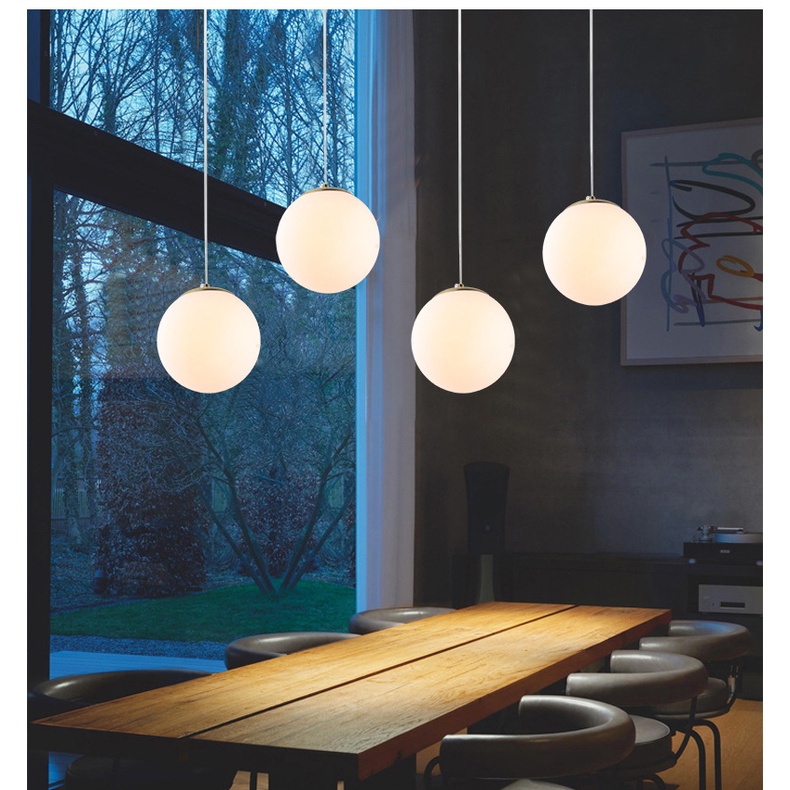 Nordic Ball Pendant Lights,Modern Restaurant Hanging Lamps,Bar Dining ...