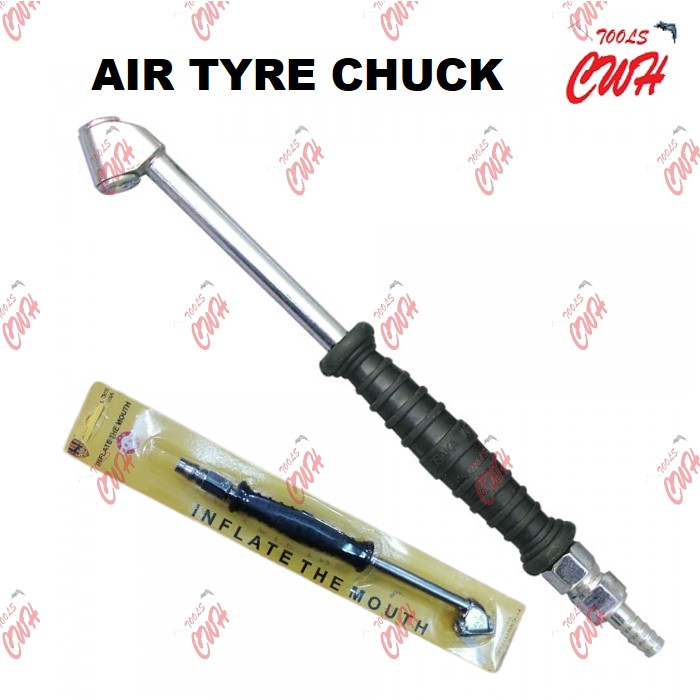 LTMS AIR TYRE CHUCK HEAD LONG REACH AIR DUAL HEAD FOR COMPRESSOR CAR ...