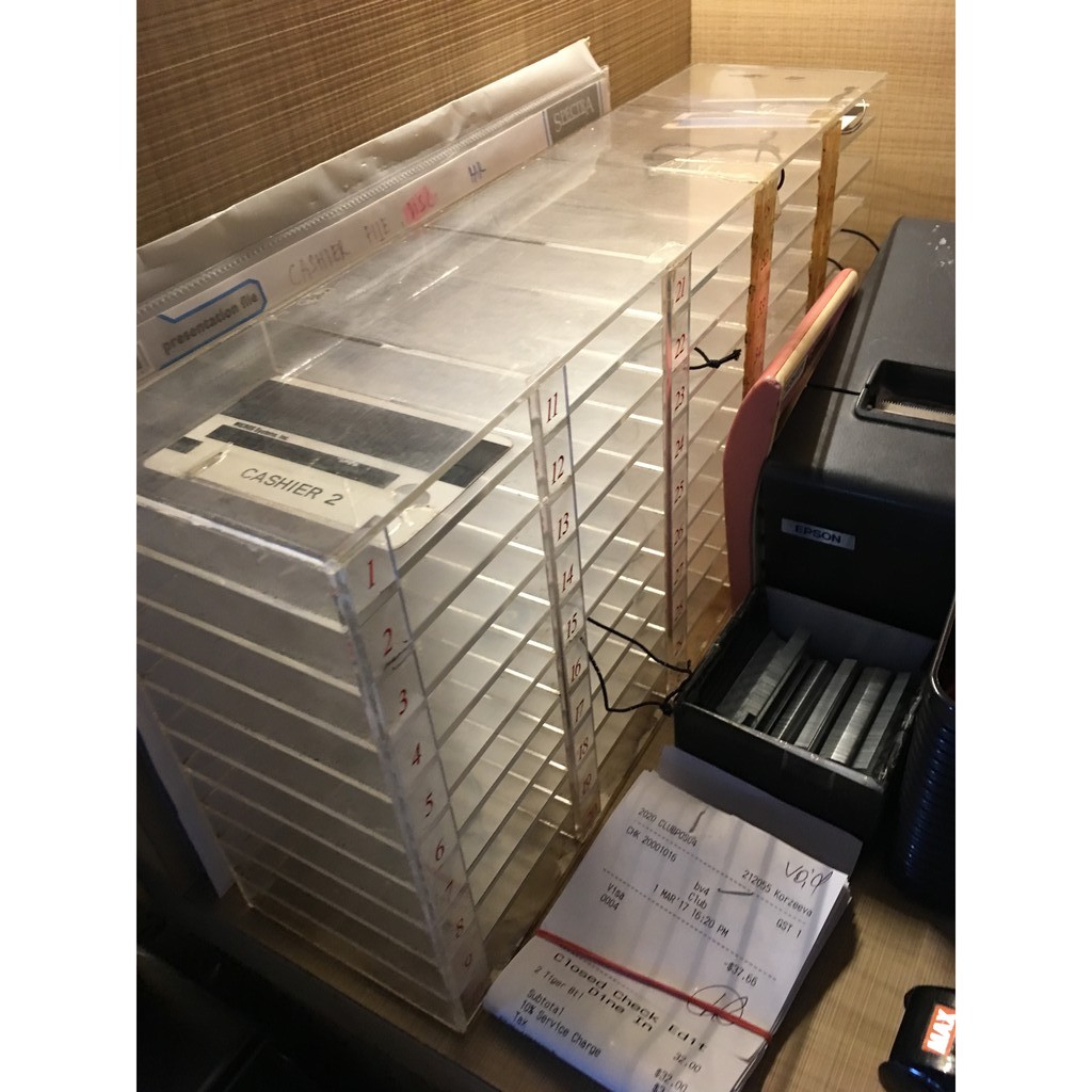 ID card / Receipt / Security Pass Pigeon Hole / Rack / Holder | Shopee ...