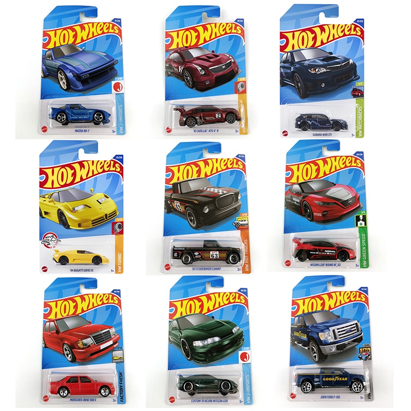 Special Offer 2022 Hot Wheels 1:64 Car Main Line Series Model Car Toy ...