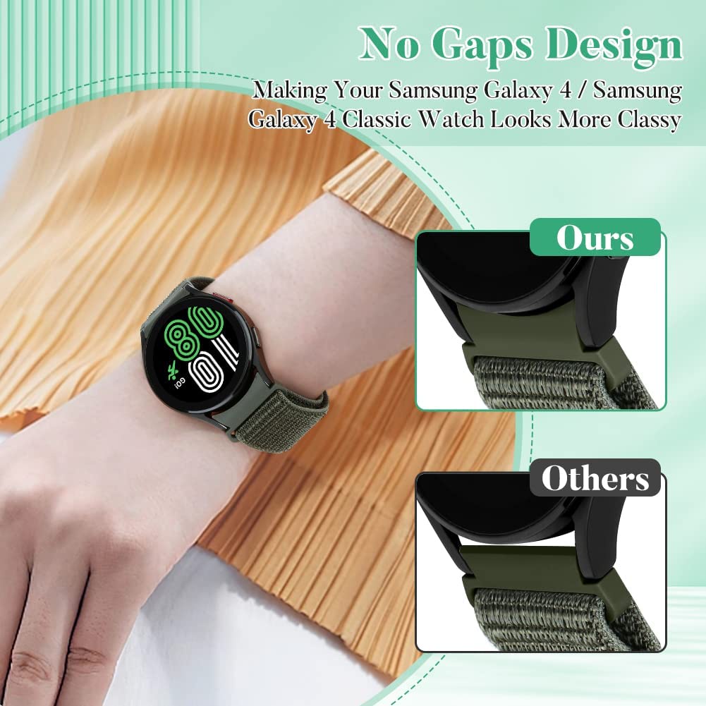 Strap for Samsung Galaxy Watch 7 6 40mm 44mm Classic 43mm 47mm No Gap ...
