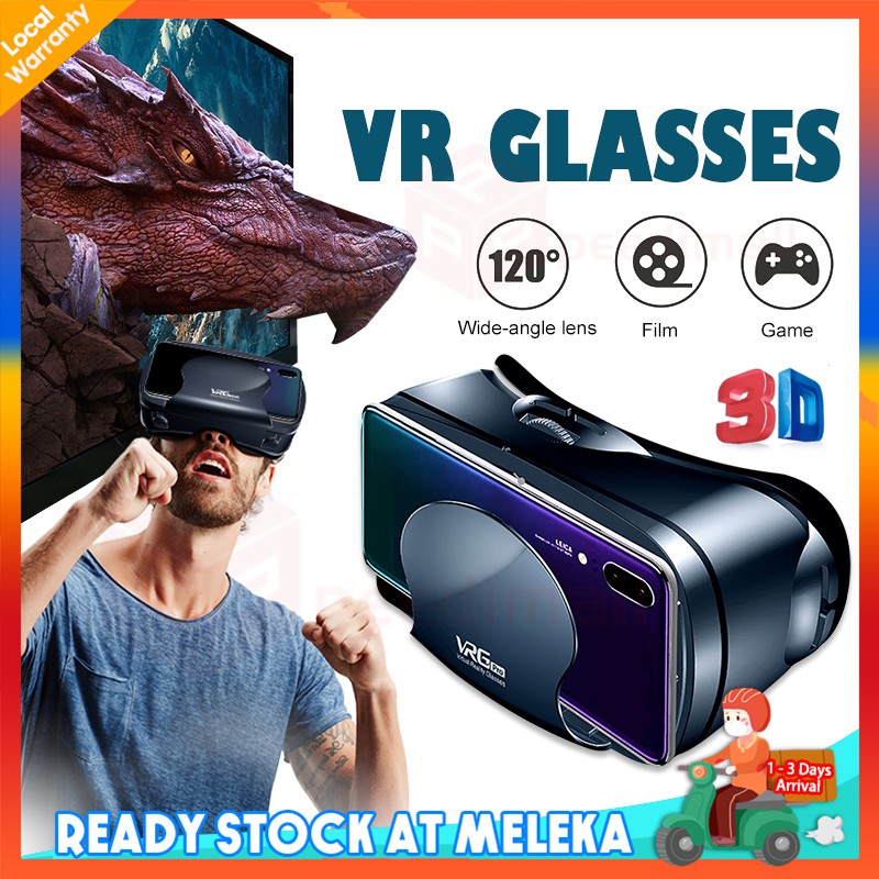 VR BOX 3D VR Glasses Headset VGR Pro Smart Glasses Virtual Reality ...