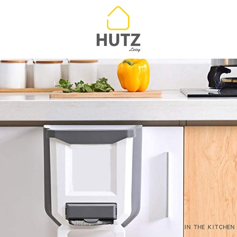 Foldable Kitchen Hanging Dustbin Collapsible Vegetable Trash Bin ...