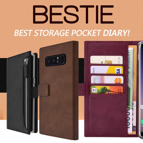 Samsung Galaxy Note 20 10 9 8 Ultra Plus BESTIE DIARY CASE | Shopee ...