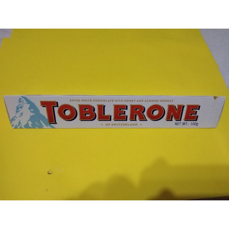 Toblerone White (single) | Shopee Singapore