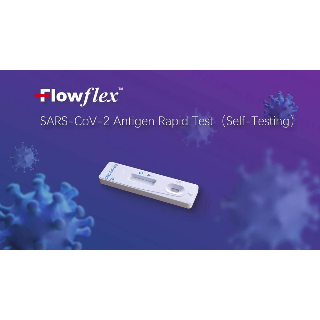[Exp: June 2026] FlowFlex™ COVID-19 ART Antigen Rapid Test Kit (3 tests ...