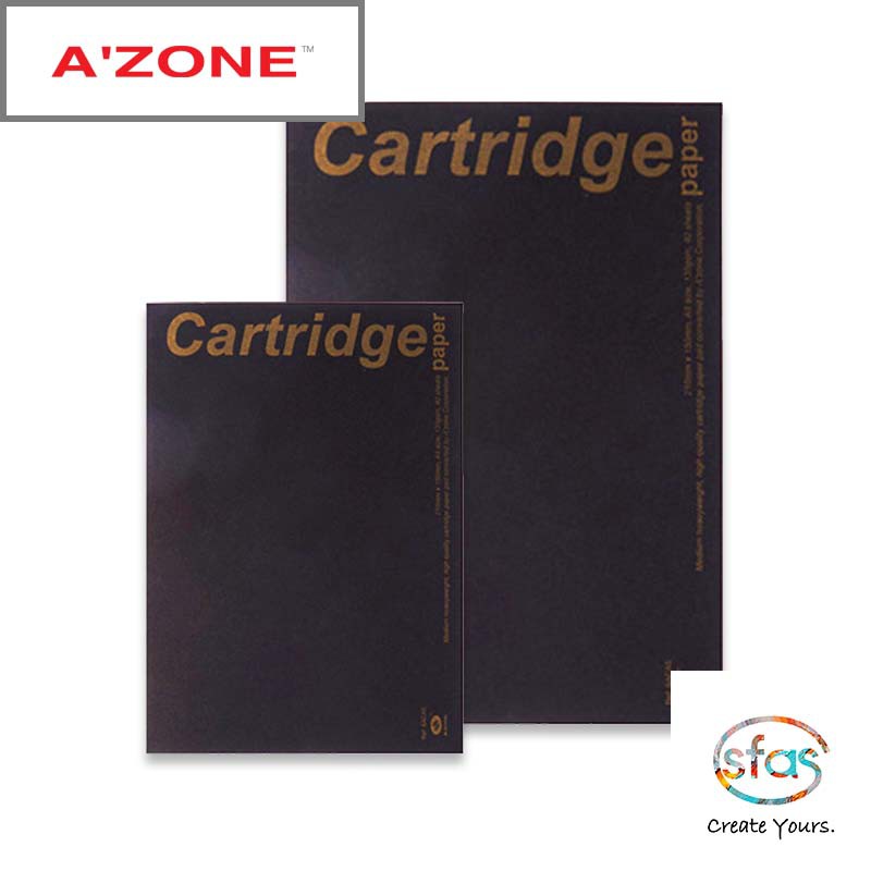 Azone Cartridge Pad, 40 sheets, 135gsm, A4/A3 | Shopee Singapore