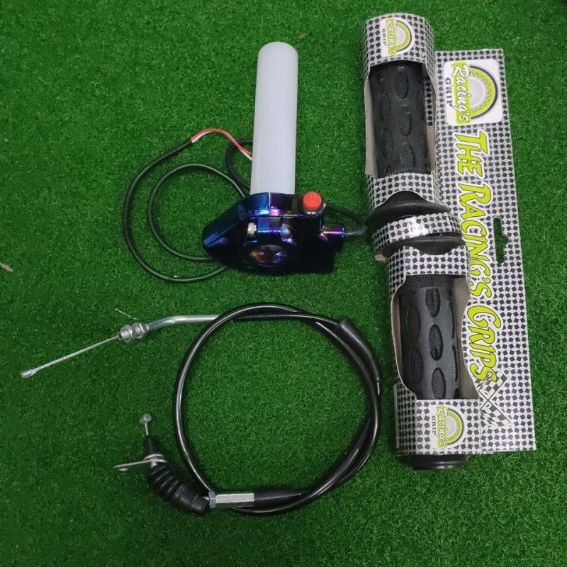 taitium universal quick fast throttle with cable and grips full set ...