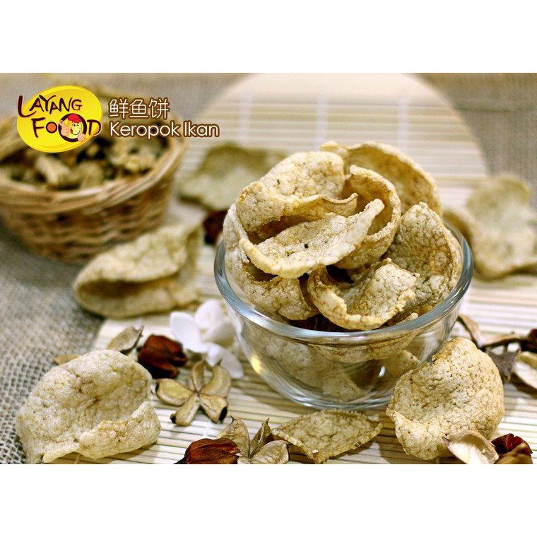 LayangFood-Halal Keropok Ikan Fish Cracker 鲜鱼饼 90g Snacks | Shopee ...