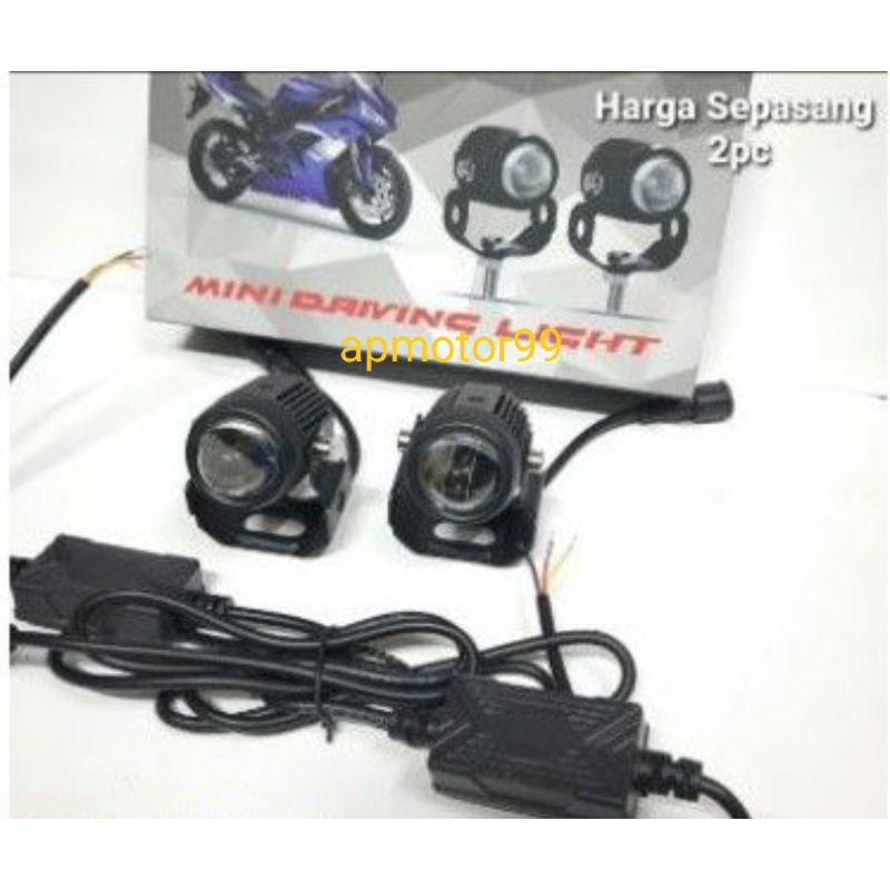 Mini driving spotlight with yellow and white lights for nmax, aerox ...