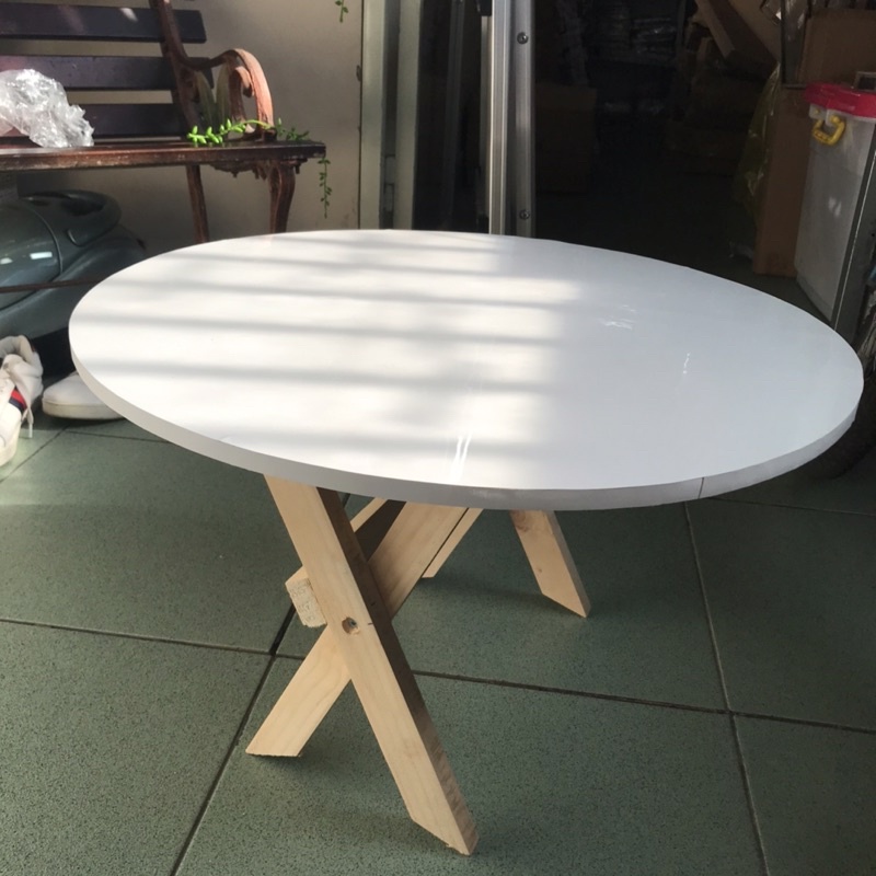 Korean Aesthetic Folding Round Table Folding Study Table | Shopee Singapore