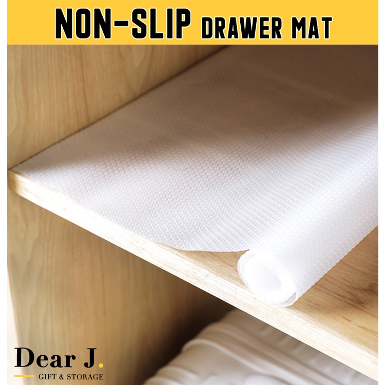 (SG Seller) Non-Slip Drawer Mat Cabinet Pad [Dear J] | Shopee Singapore