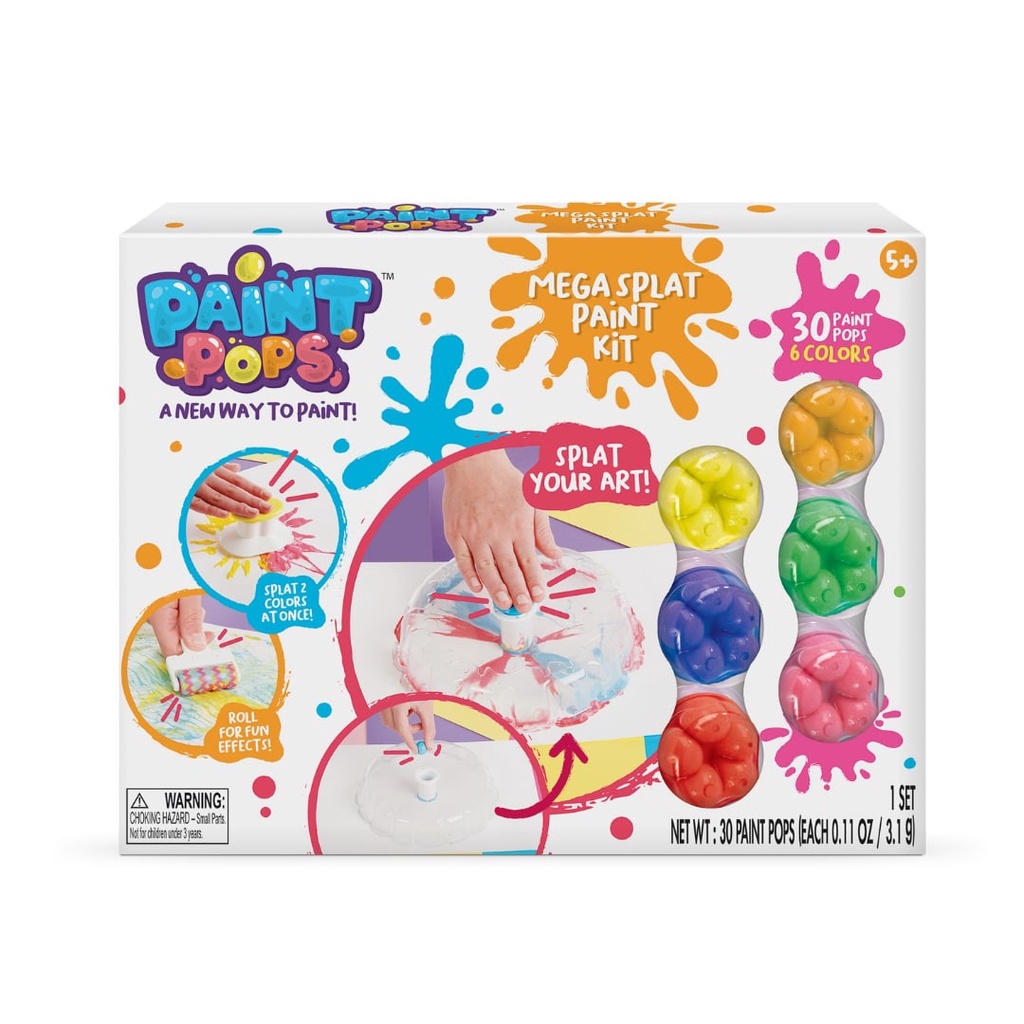 Paint Pops - 6-col Mega Splat Paint Kit | Shopee Singapore