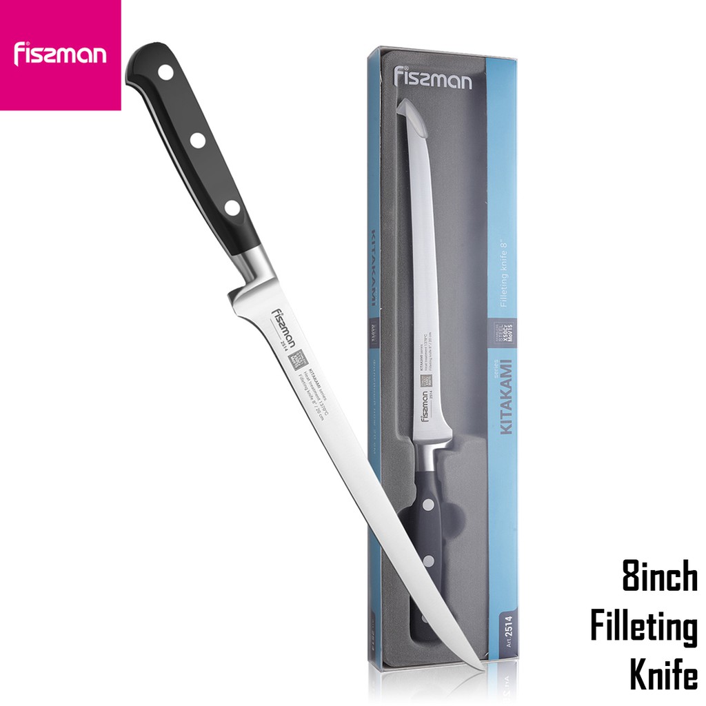 Fissman 8" Filleting Knife, German Stainless Steel, KITAKAMI Series ...