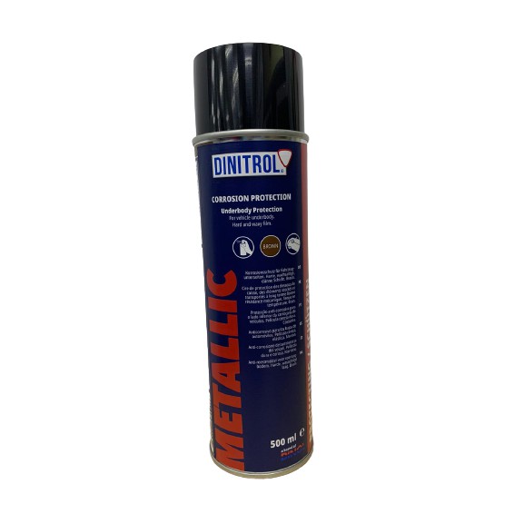 Dinitrol Metallic Aerosol Spray Can - Corrosion Protection (Underbody ...