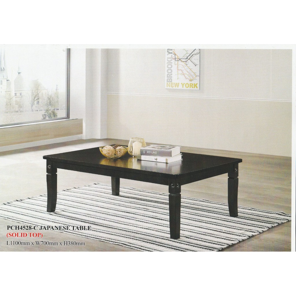 JAPANESE TABLE/ MEJA JEPUN (WENGE) | Shopee Singapore